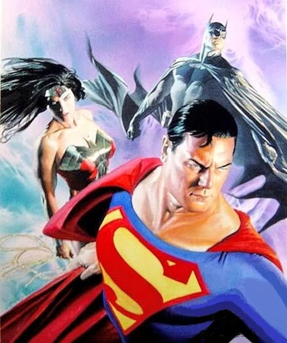 DC Trinity - DC Iconic Trio by Alex Ross | Alex ross, Dc trinity, Comic ...