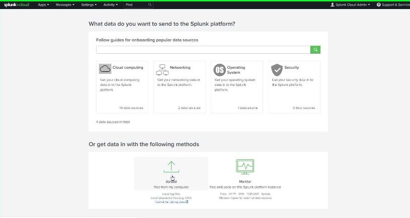 How to upload a Dataset to Splunk