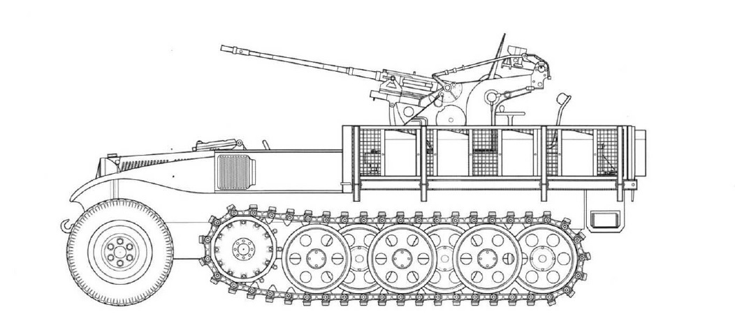Aa Halftrack Drawing