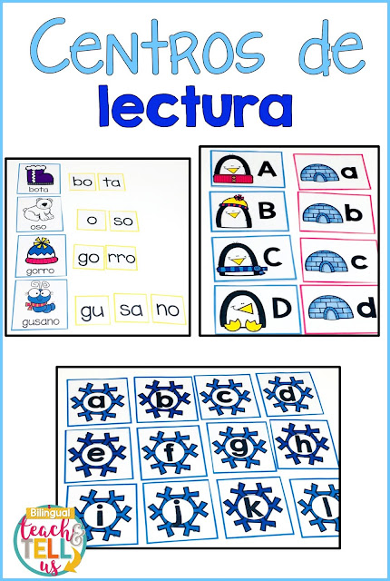 Centros de lectura para kinder enero - Kinder Literacy Centers in ...