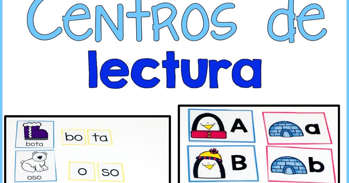 Centros de lectura para kinder enero - Kinder Literacy Centers in ...