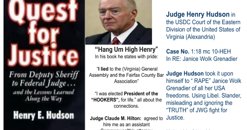 The SCHEME of Judge Emmit Sullivan hiring Beth Wilkinson and Judge ...