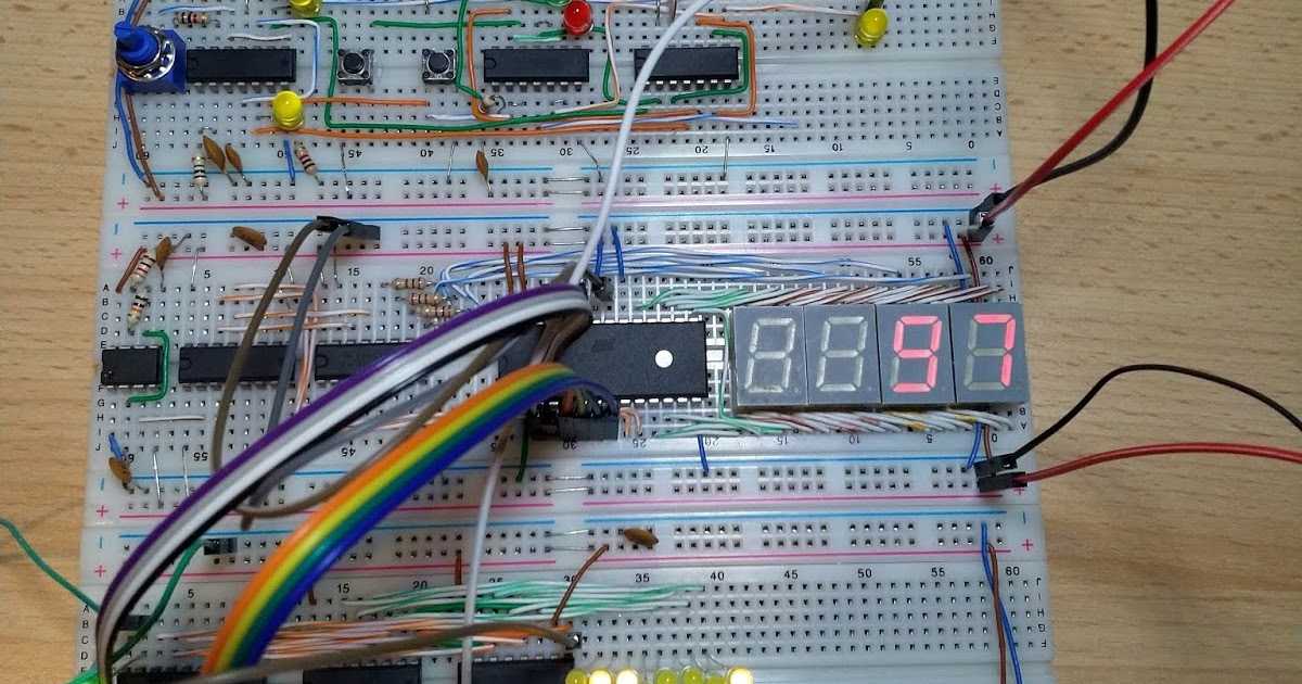 8-bit CPU: Register and counter