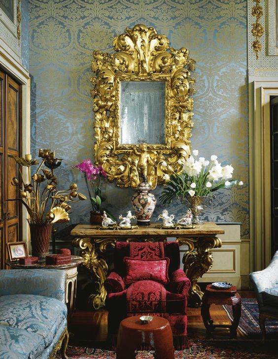 Eye For Design: Decorating With Damask........An Old World Classic Is ...