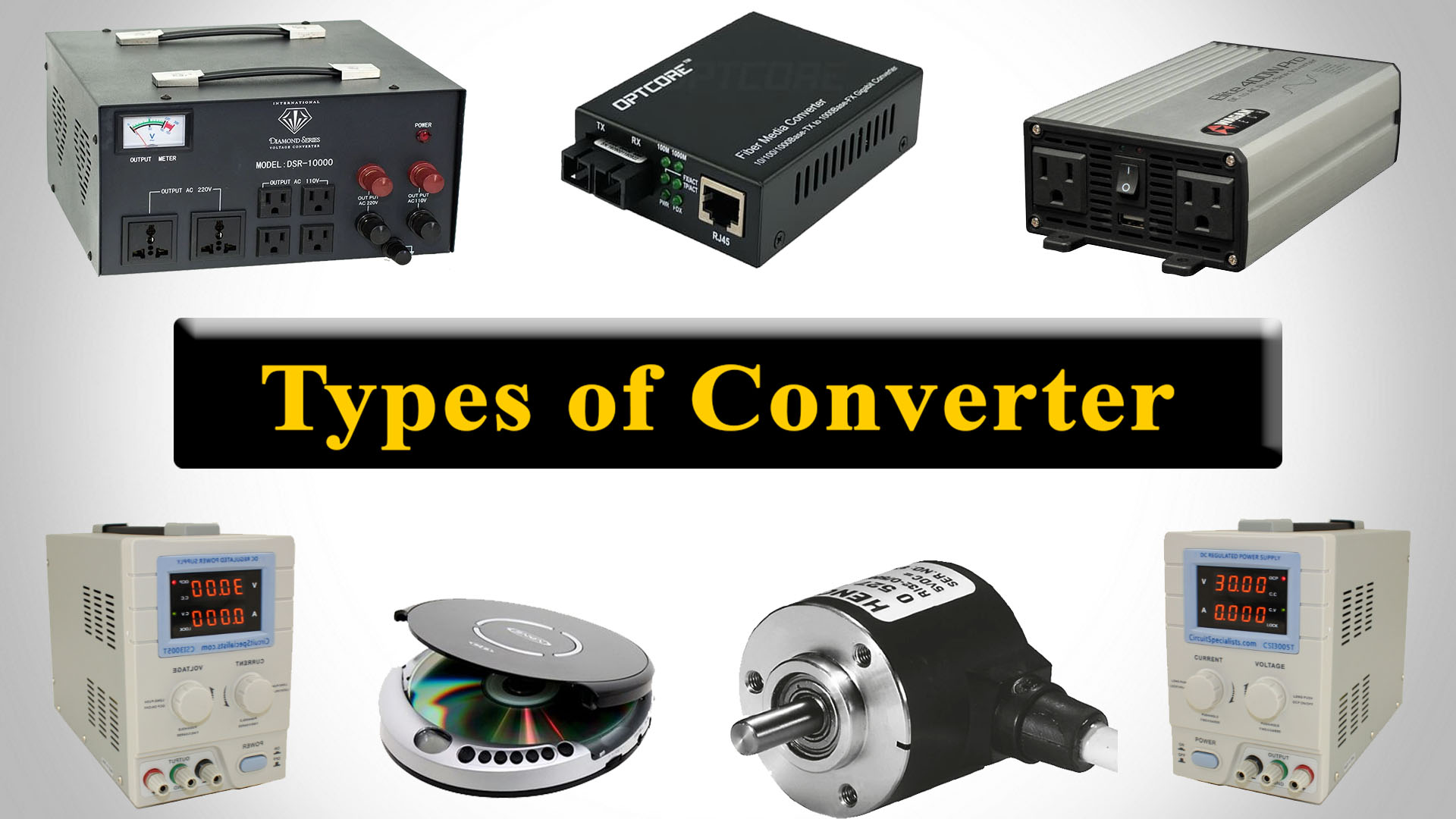 Types of Converters | Different Types of Converters