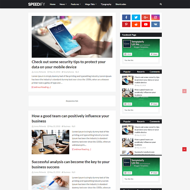 20+ Best Free SEO Friendly Blogger Templates (2024) - Blogwaping