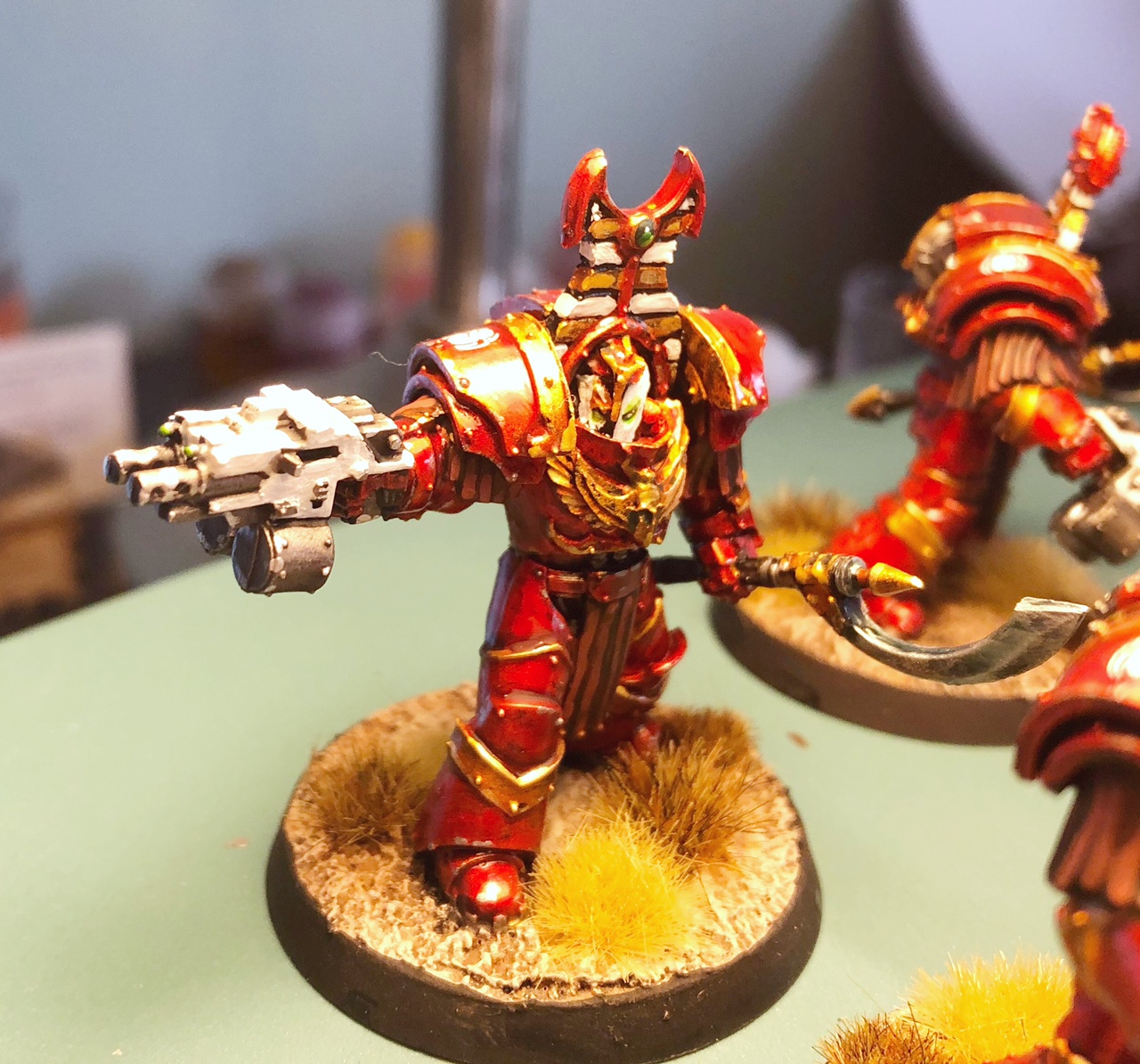 Fawcett Avenue Conscripts: Sehkmet Terminators for 30k Thousand Sons