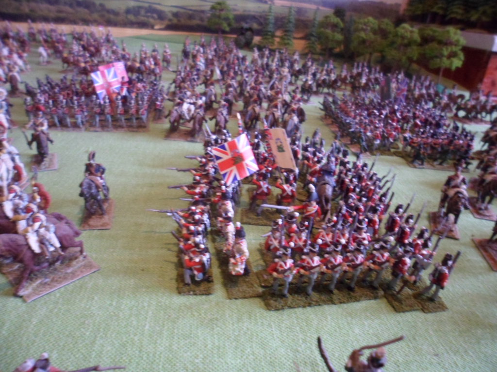 My wargames: 25mm British and French Napoleonic Form Square Cavalry
