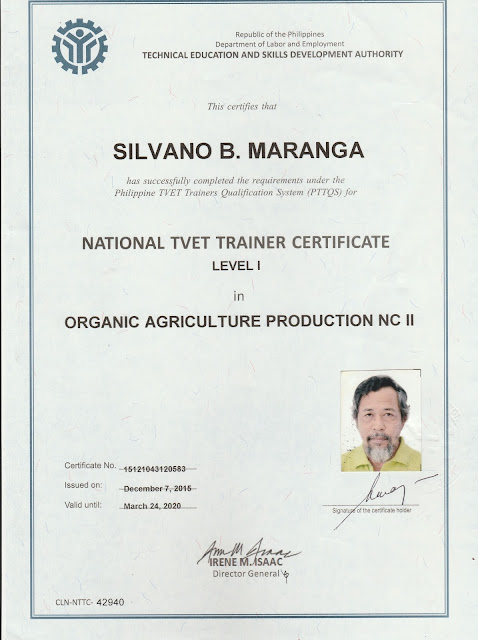 JOURNEY IN SHARING INTELLECTUAL PROPERTY: ORGANIC AGRICULTURE CERTIFICATES