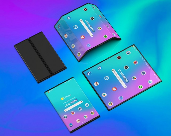 Here's The 3D Renders Of Xiaomi Double Foldable Smartphone
