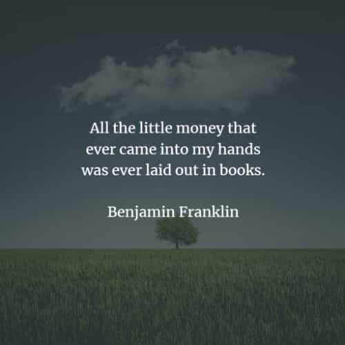 70 Famous quotes and sayings by Benjamin Franklin