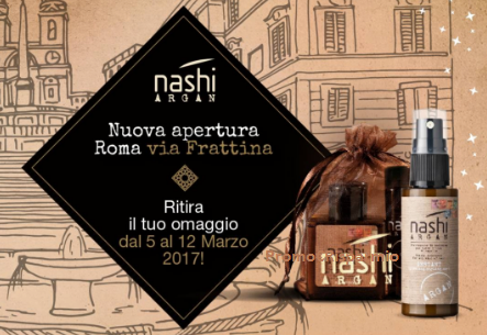 PROMO€RISPARMIO: Nashi Argan : scarica il coupon e ritira il tuo omaggio