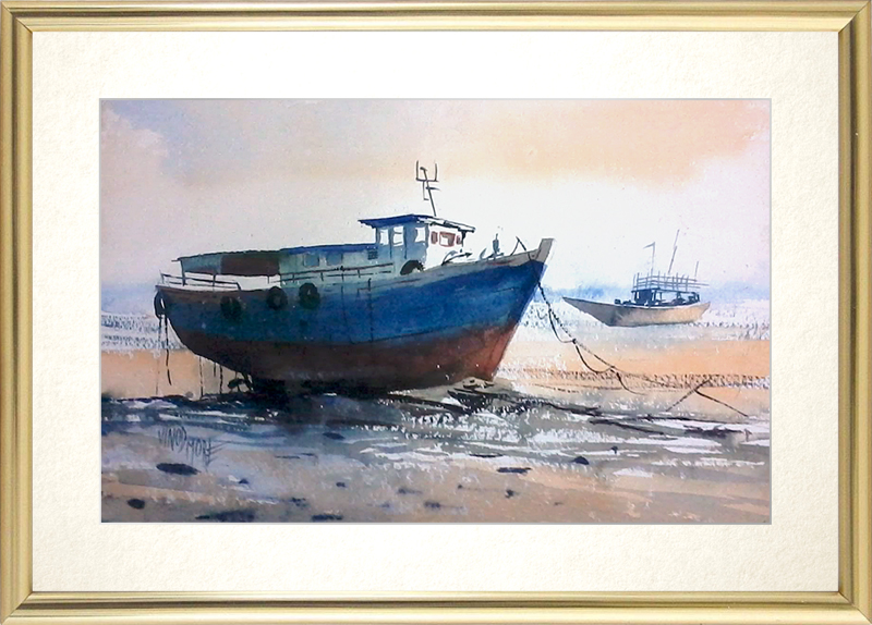 Vinod more : a painter: Watercolors