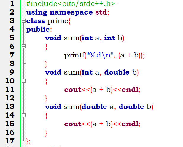 Function Overloading, operator overloading, function overriding in CPP ... Function Overloading, operator overloading, function overriding in CPP ...