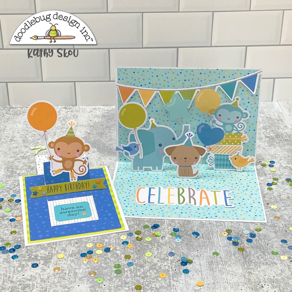 My Happy Place: Doodlebug Design | Party Time Cards