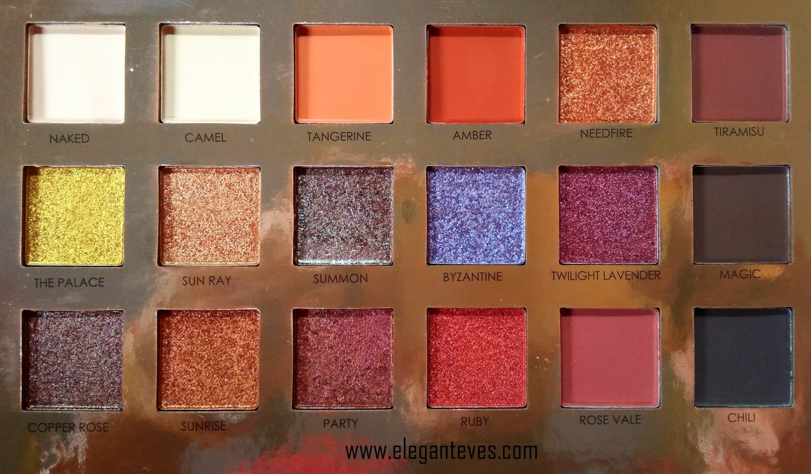 Focallure 18 shades Full Function Palette Twilight Review, Swatches ...