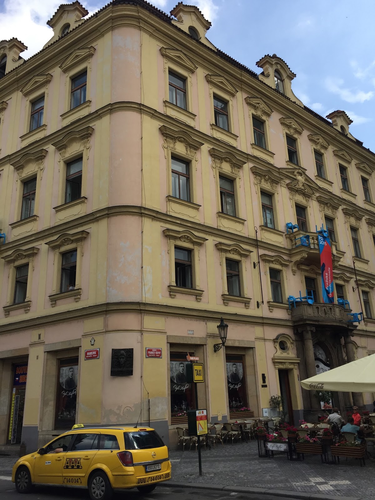 Tom in Prague: Day 2 - Namesti Franze Kafky - Franz Kafka Square