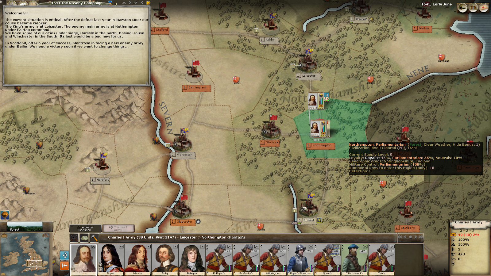 The English Civil War by Ageod Games - A Wargamers Needful Things