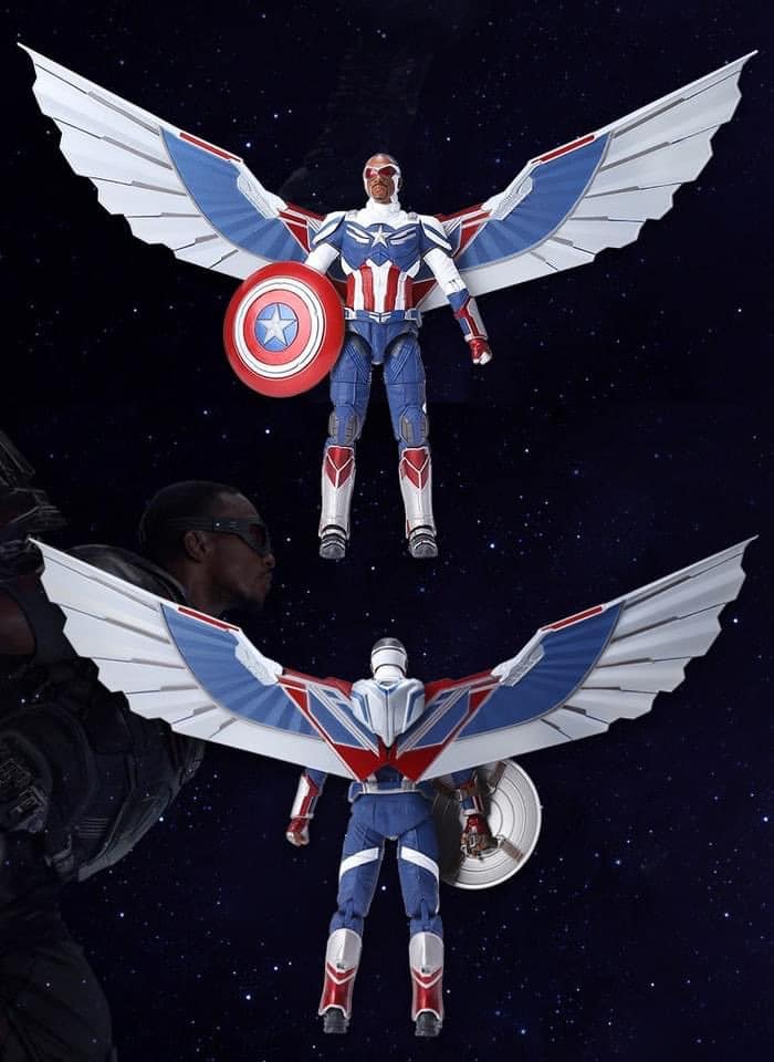 Marvel Select Reveals Sam's Captain America Costume In The Falcon & The ...