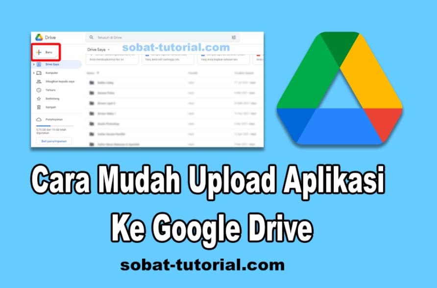 Cara Mudah Upload Aplikasi Ke Google Drive - Sobat-Tutorial