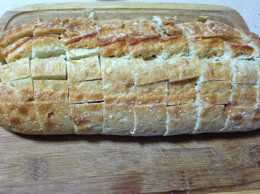 Con mucho gusto Mario: Pan Italiano con mozzarella al horno