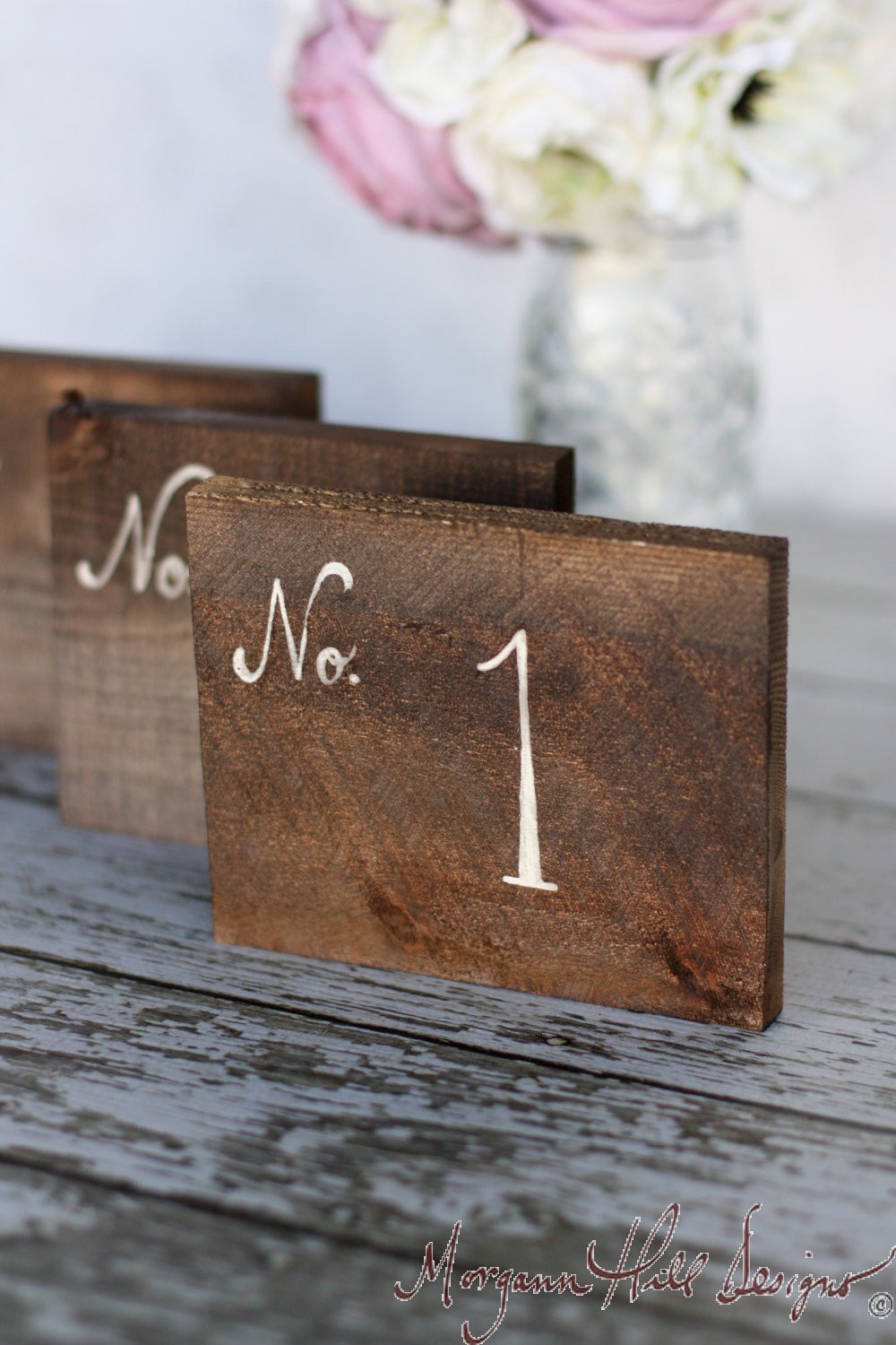 Morgann Hill Designs: Rustic Table Numbers Barn Wood Wedding Decor ...