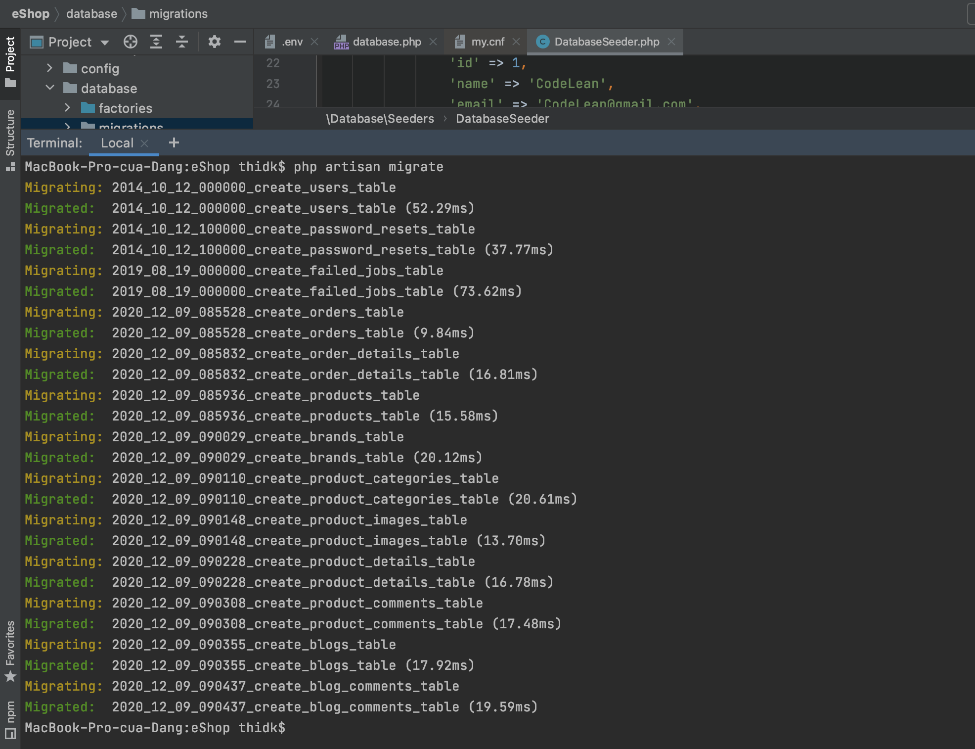 Hướng dẫn sửa cấu hình để chạy Dự Án Laravel từ Source Code có sẵn