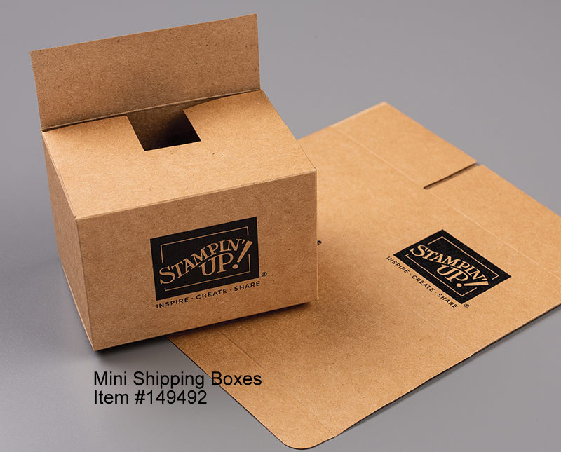 Personally Yours: Decorated Stampin' Up! Mini Shipping Box - Thankful Gift