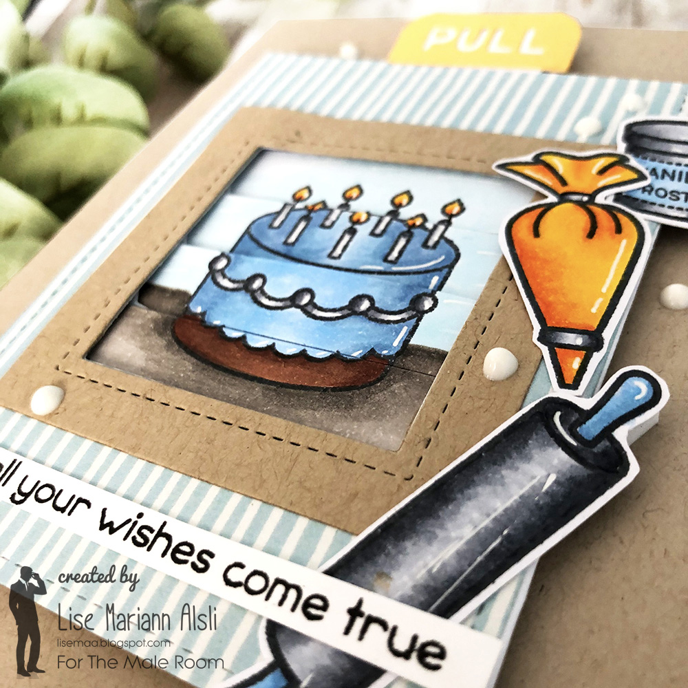 Interactive cake card