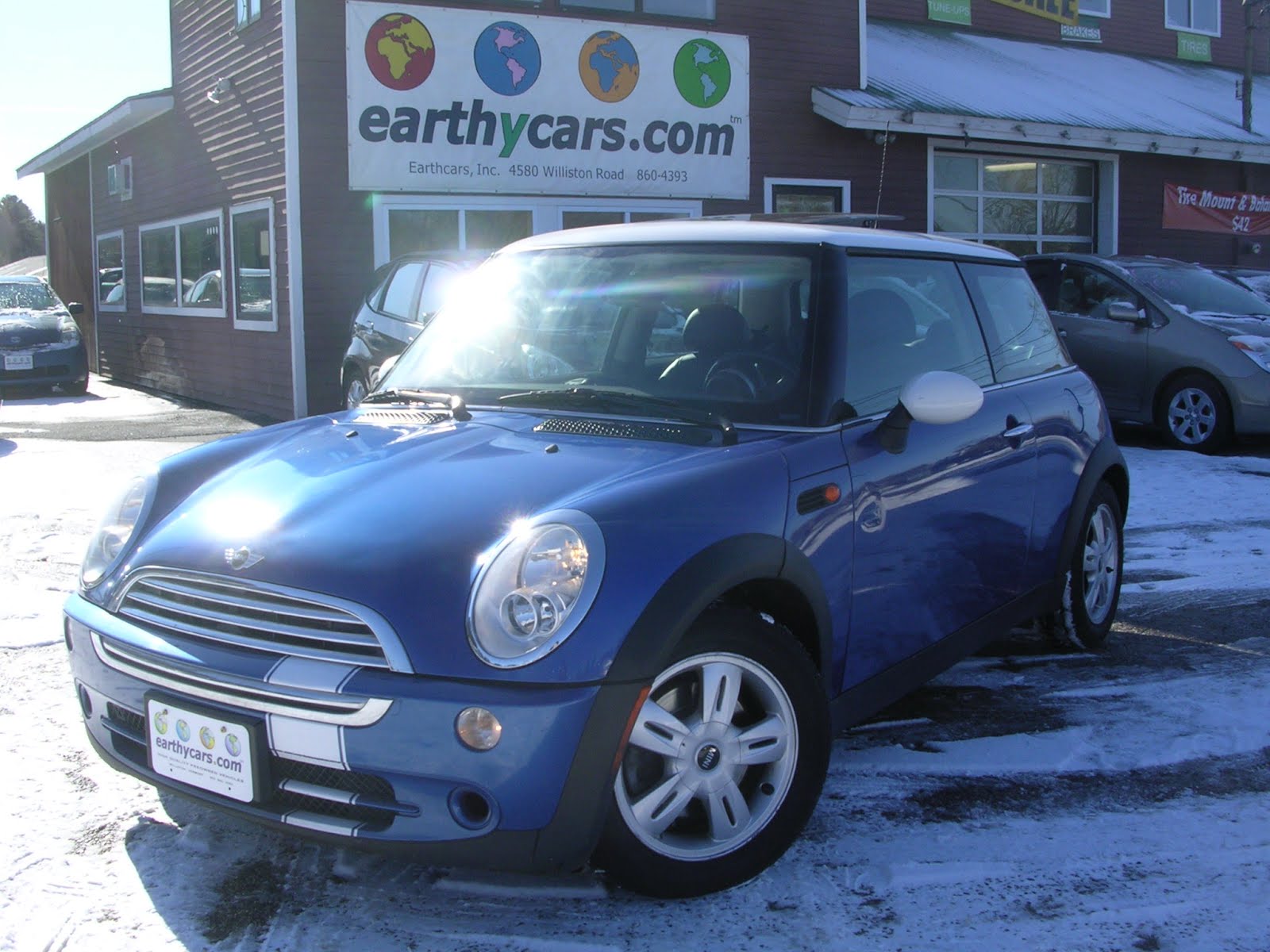 Earthy Cars Blog: EARTHY CAR OF THE WEEK: 2006 Blue Mini Cooper