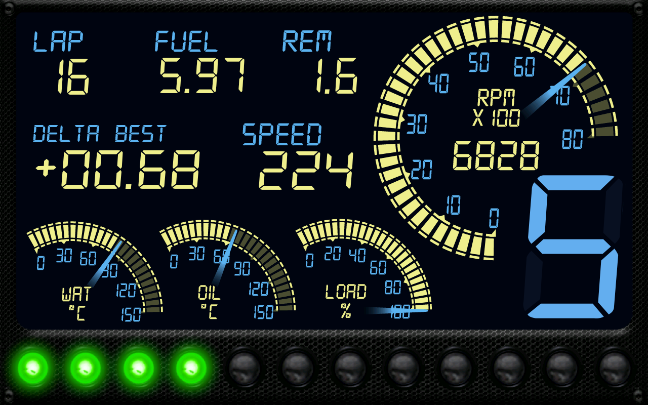 Dash apps - Good color schemes & dial positioning ?! | GTPlanet