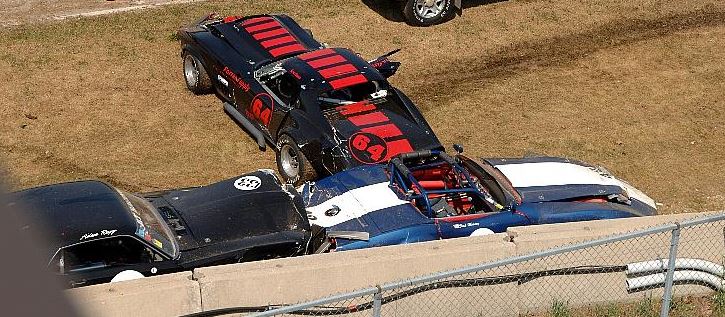 Just A Car Guy: the largest smash up in classic car racing I've ever ...