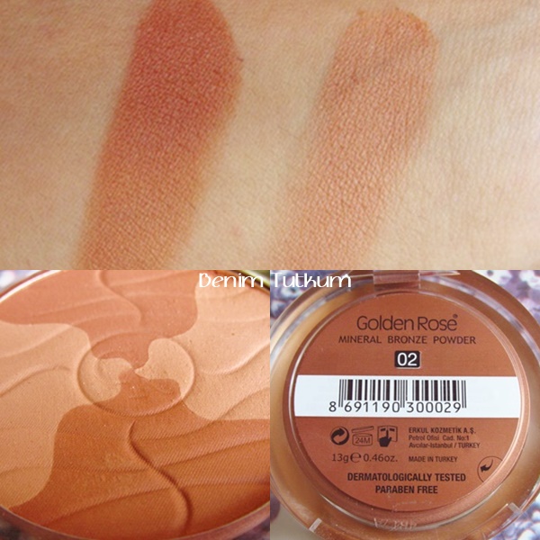 Golden Rose Mineral Bronze Powder - 02 - Başka Güzel