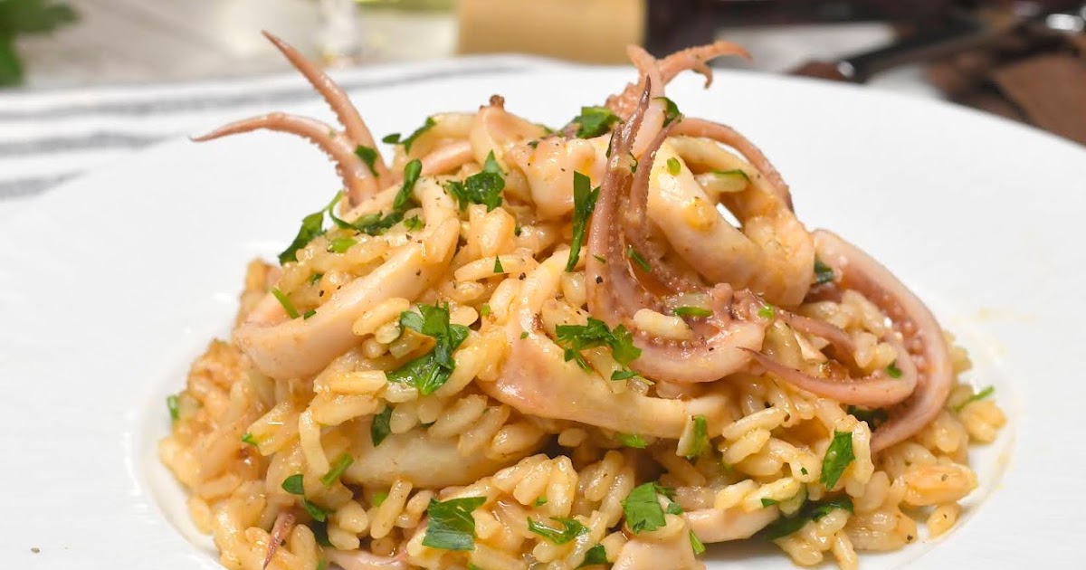 Cooking with Manuela: Risotto with Calamari