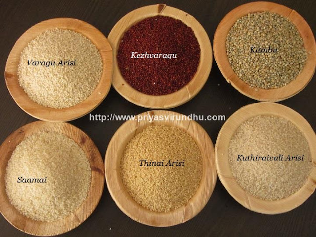 Priya's Virundhu: Millets/SirudhaniyaVagaigal – All About Millets ...