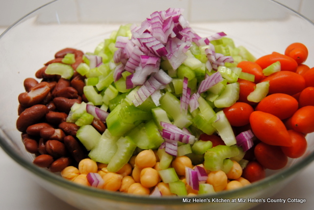 Three Bean Pasta Salad