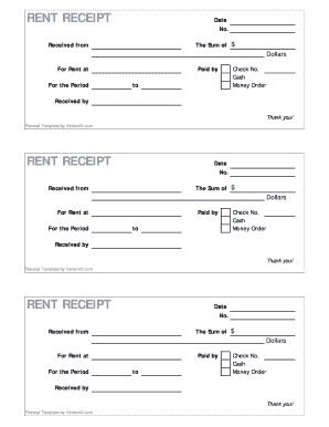 Sample Rent Receipt India - Invoice Template