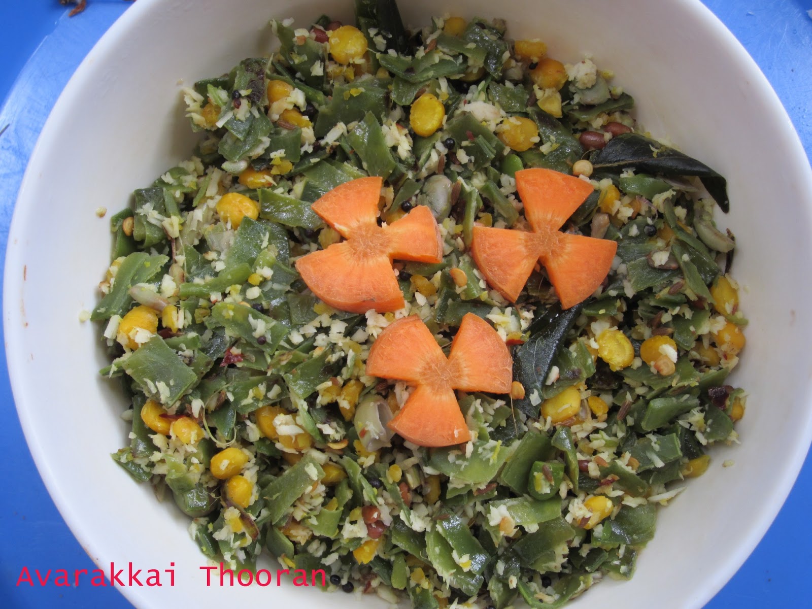 Avarakkai(Broad Beans) Thoran Recipe ~ Subha's Veg Recipes