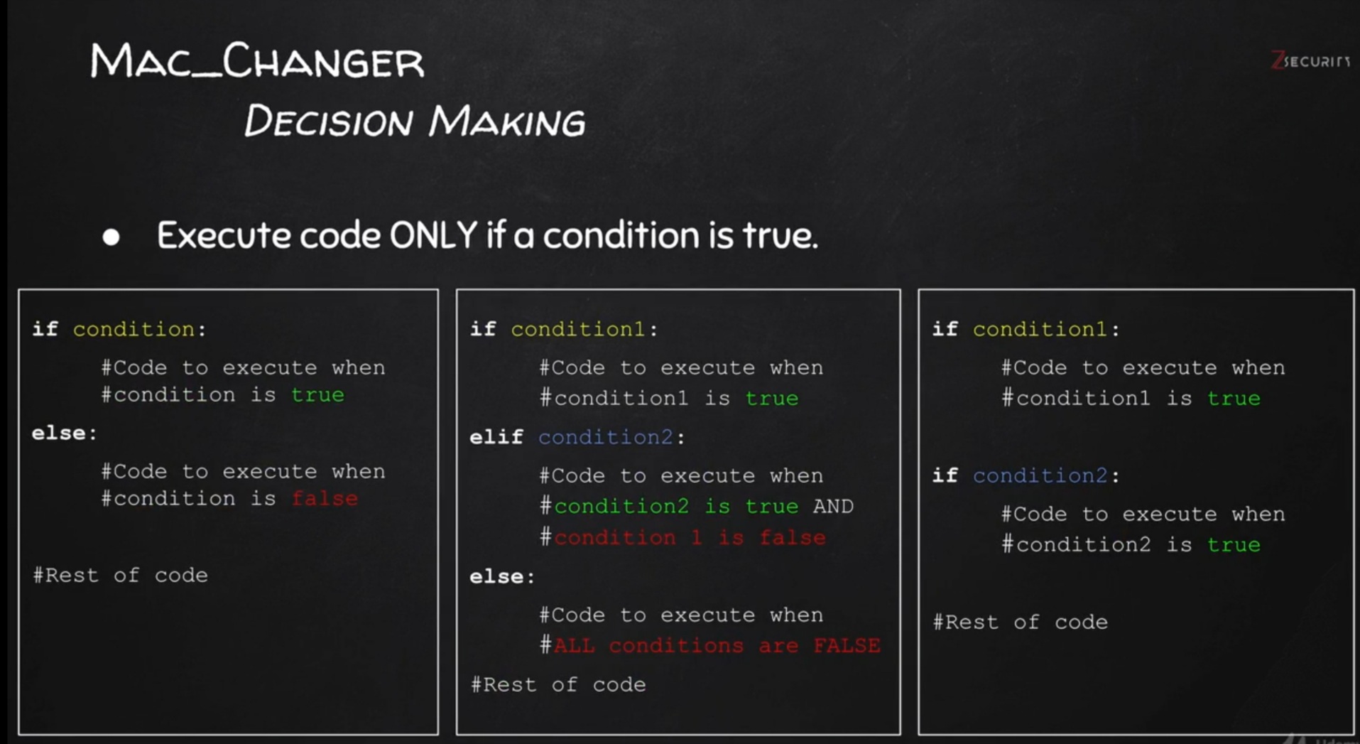 PYTHON : DECISION MAKING | CodeSempai