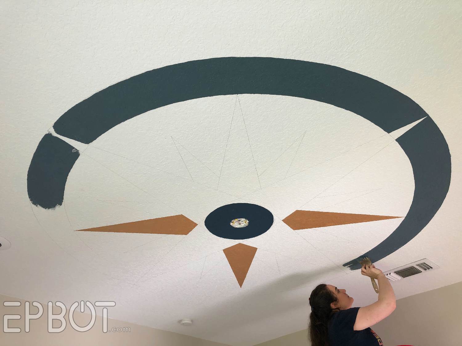 EPBOT: Let's Paint A Ceiling Compass Rose!