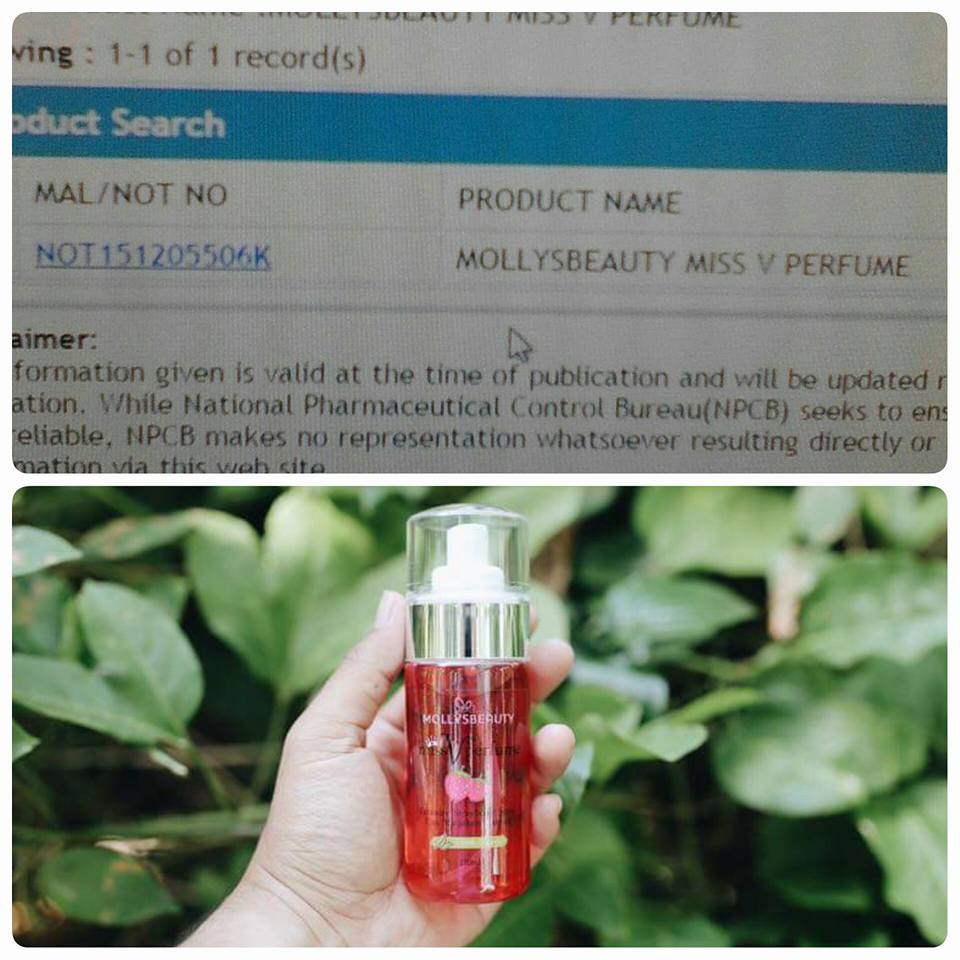 MISS V PERFUME BY MOLLYS BEAUTY ~ Adelia Beauty Online