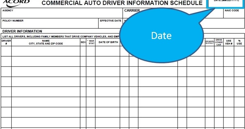 Simply-Easier-ACORD-Forms: Instructions ACORD 163 Commercial Auto ...