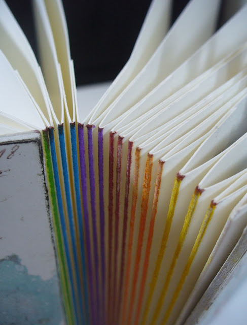 PaperArtsy: 2020 #16 Watercolor Paper Hinged Book with HP {by Ellie Knol}