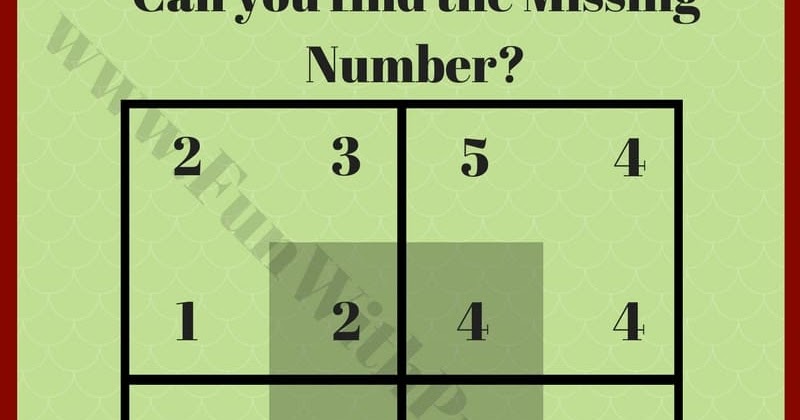 IQ Test Maths Reasoning Number Puzzle Question for Adults