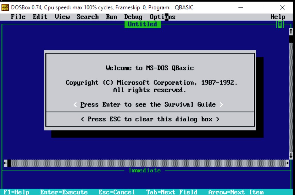 QBASIC TUTORIAL 1 - Introduction & Print Command ~ ELITCODE - Learning ...