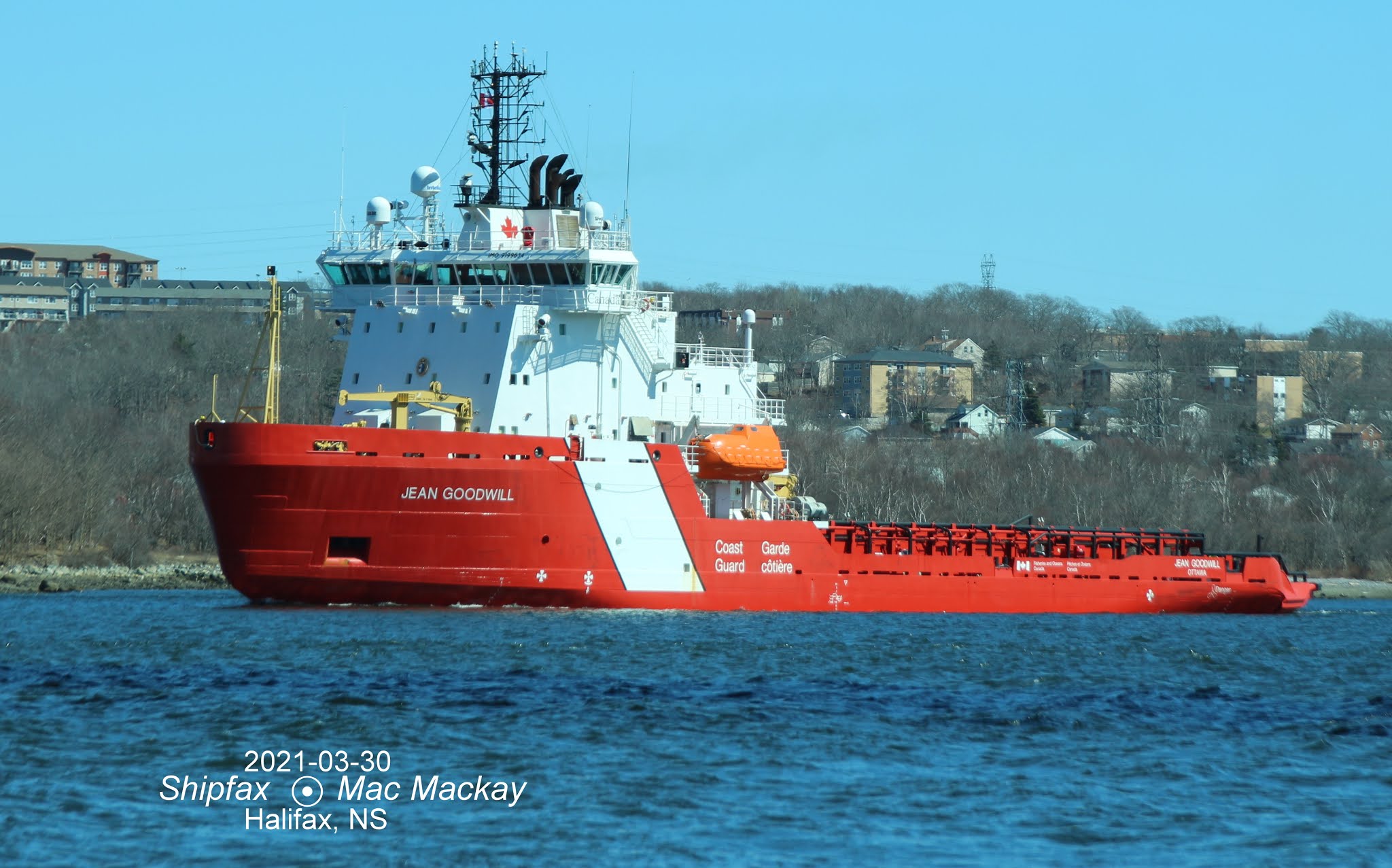 Shipfax: CCGS Jean Goodwill - back from the Gulf and another CCG update