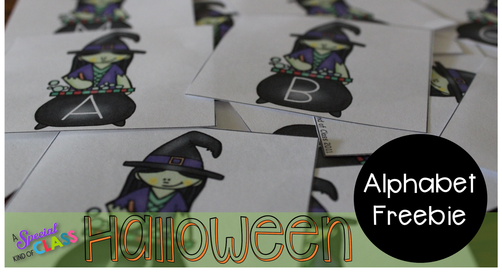 A special kind of class: Free Kindergarten Halloween Alphabet Match