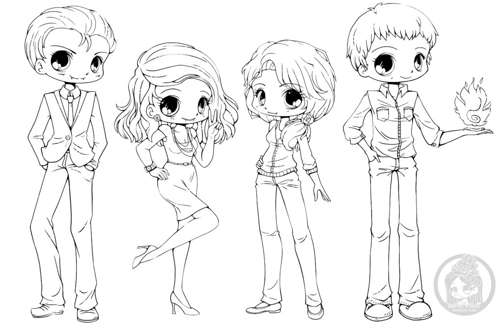 Cute Chibi Coloring Pages ~ Coloring Pages