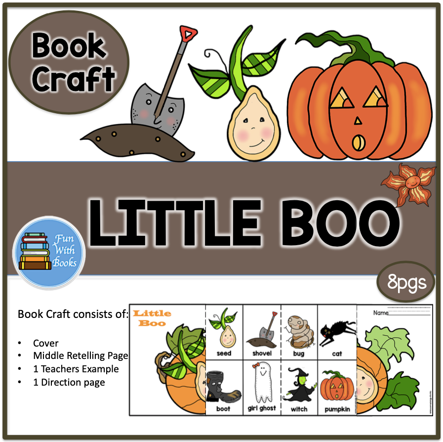 LITTLE BOO BOOK CRAFT ~ Book Units by Lynn