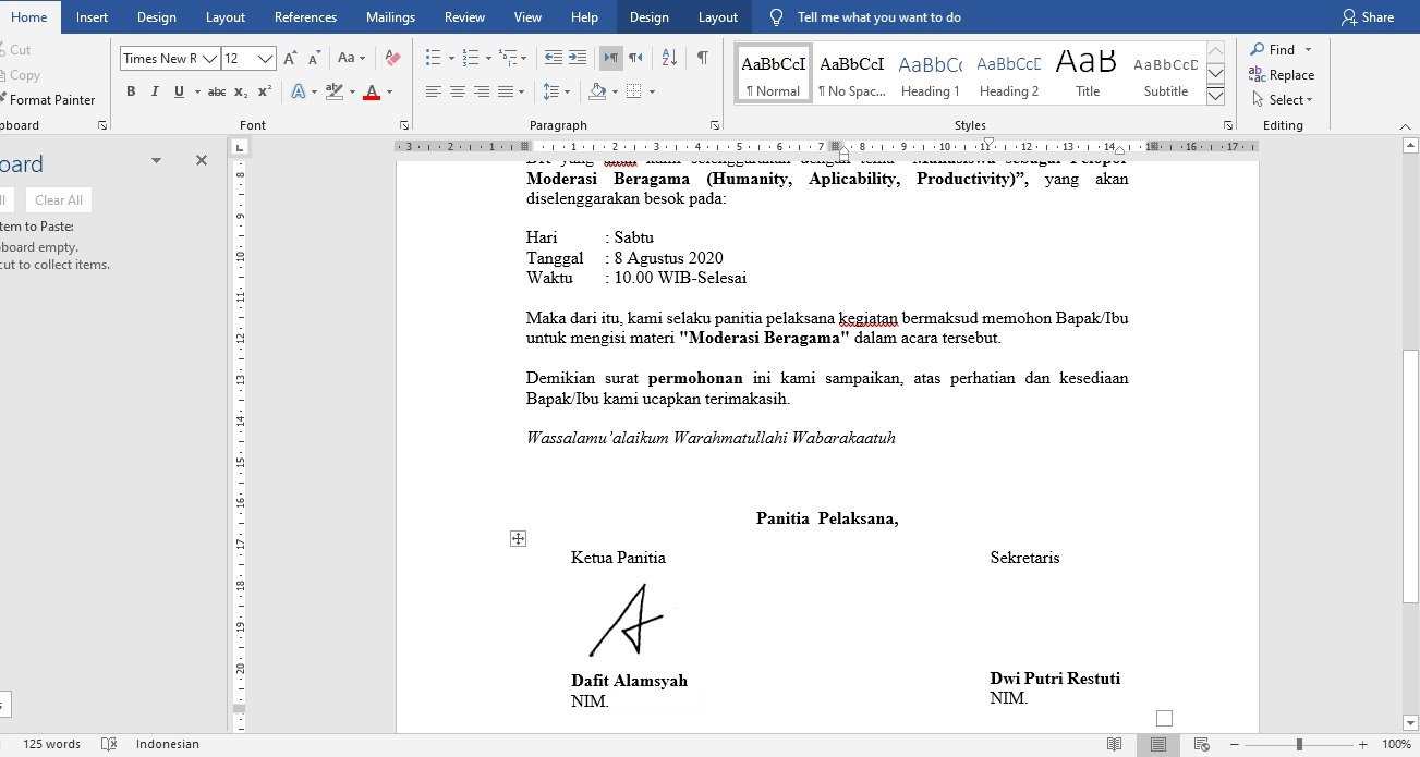 Cara Scan Tanda Tangan dengan Mudah dan Praktis Menggunakan Microsoft Word